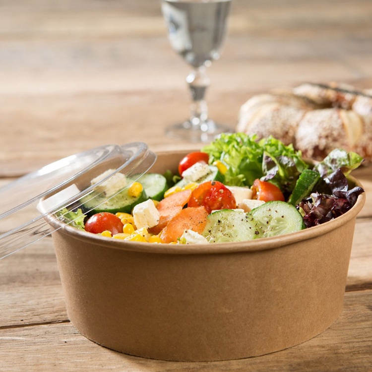 Paper Salad Bowl-100% Eco-friendly Biodegradable -YANXIYAN